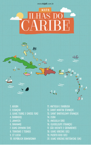 20 ilhas do Caribe fantásticas que precisam entrar no seu roteiro
